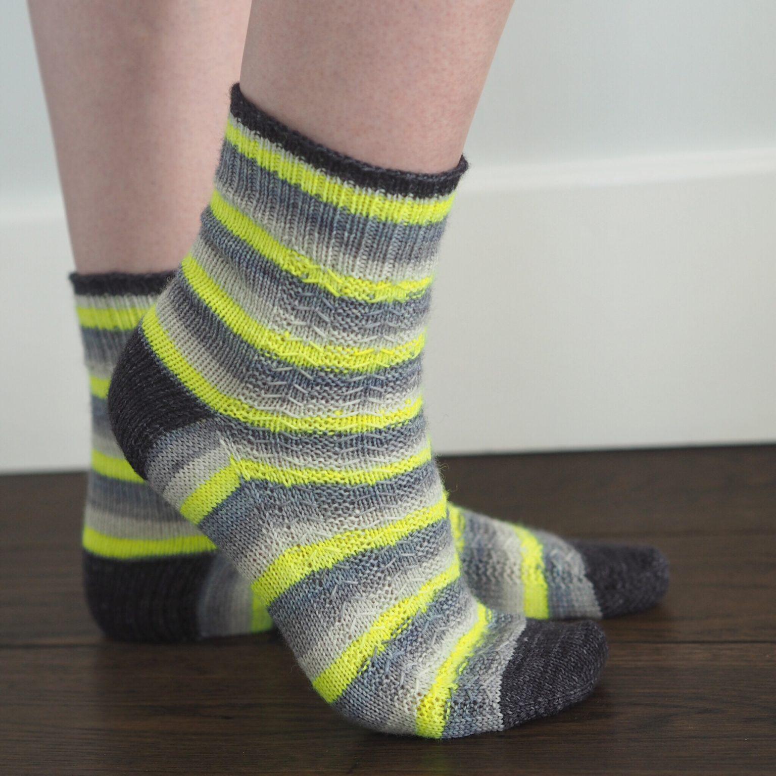 Golden Foil Socks