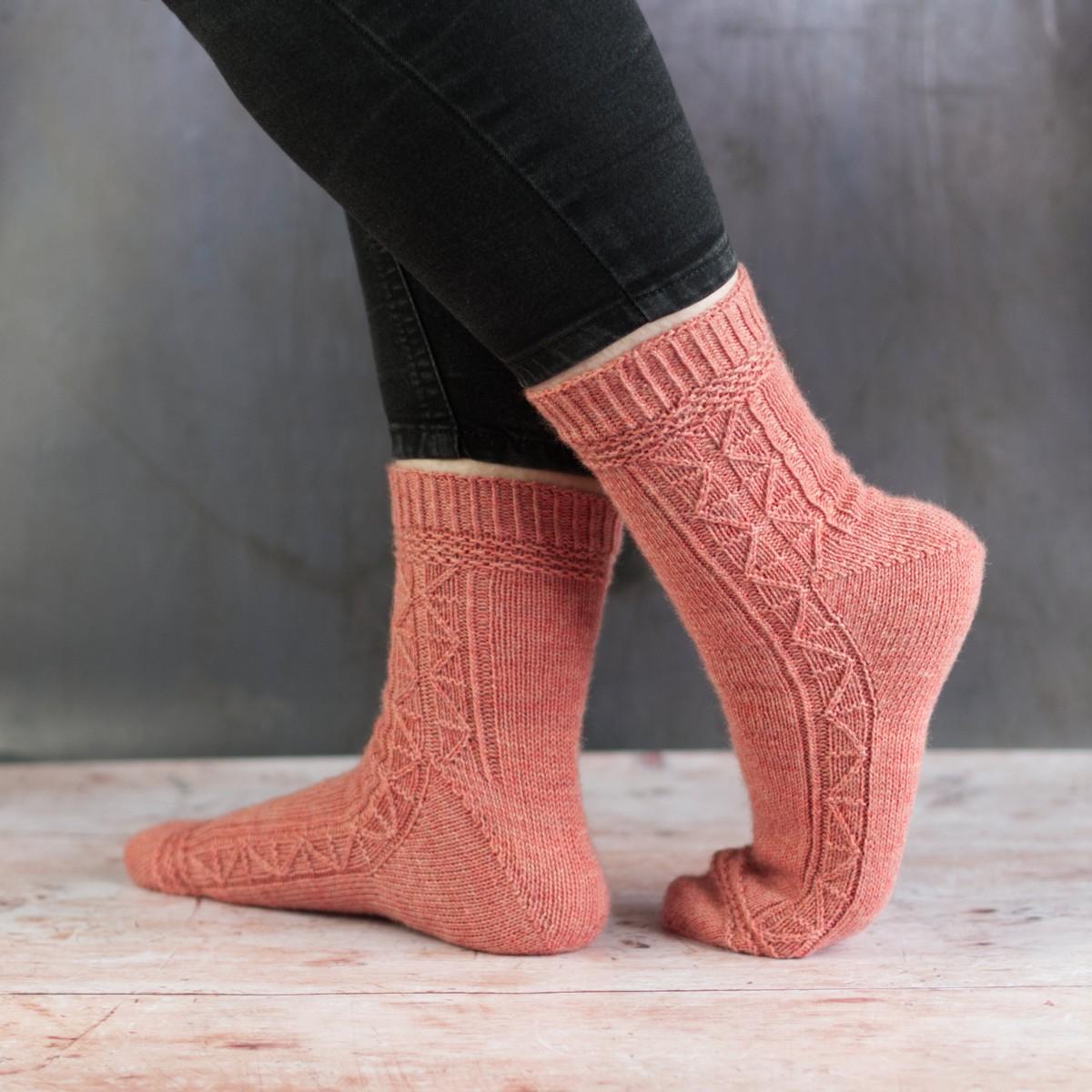 Golden Foil Socks