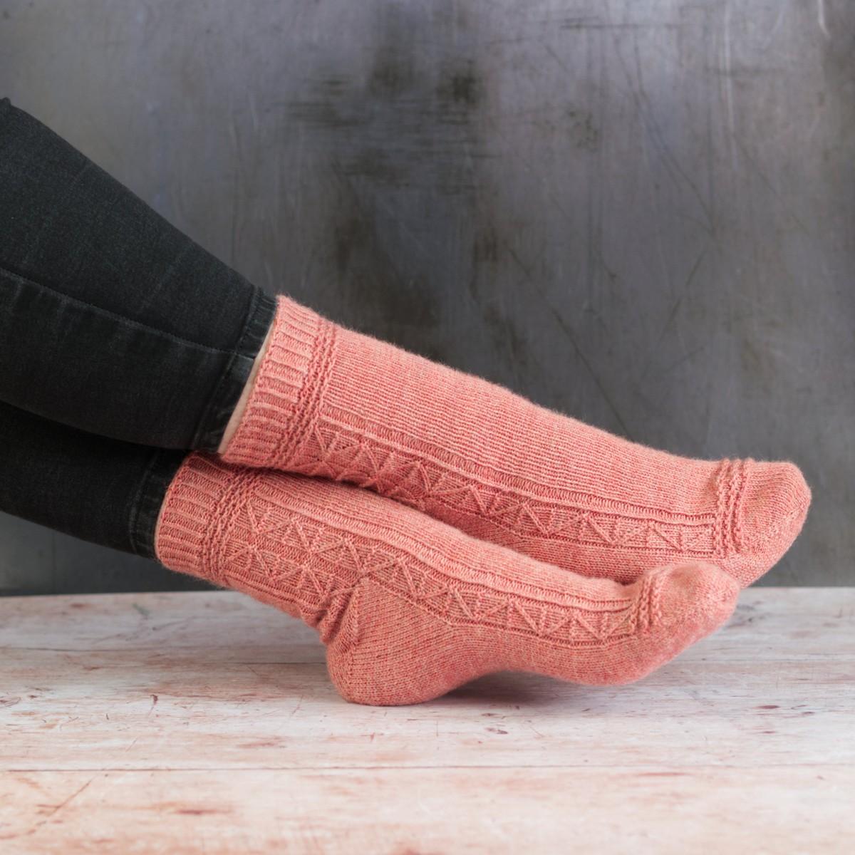 Golden Foil Socks
