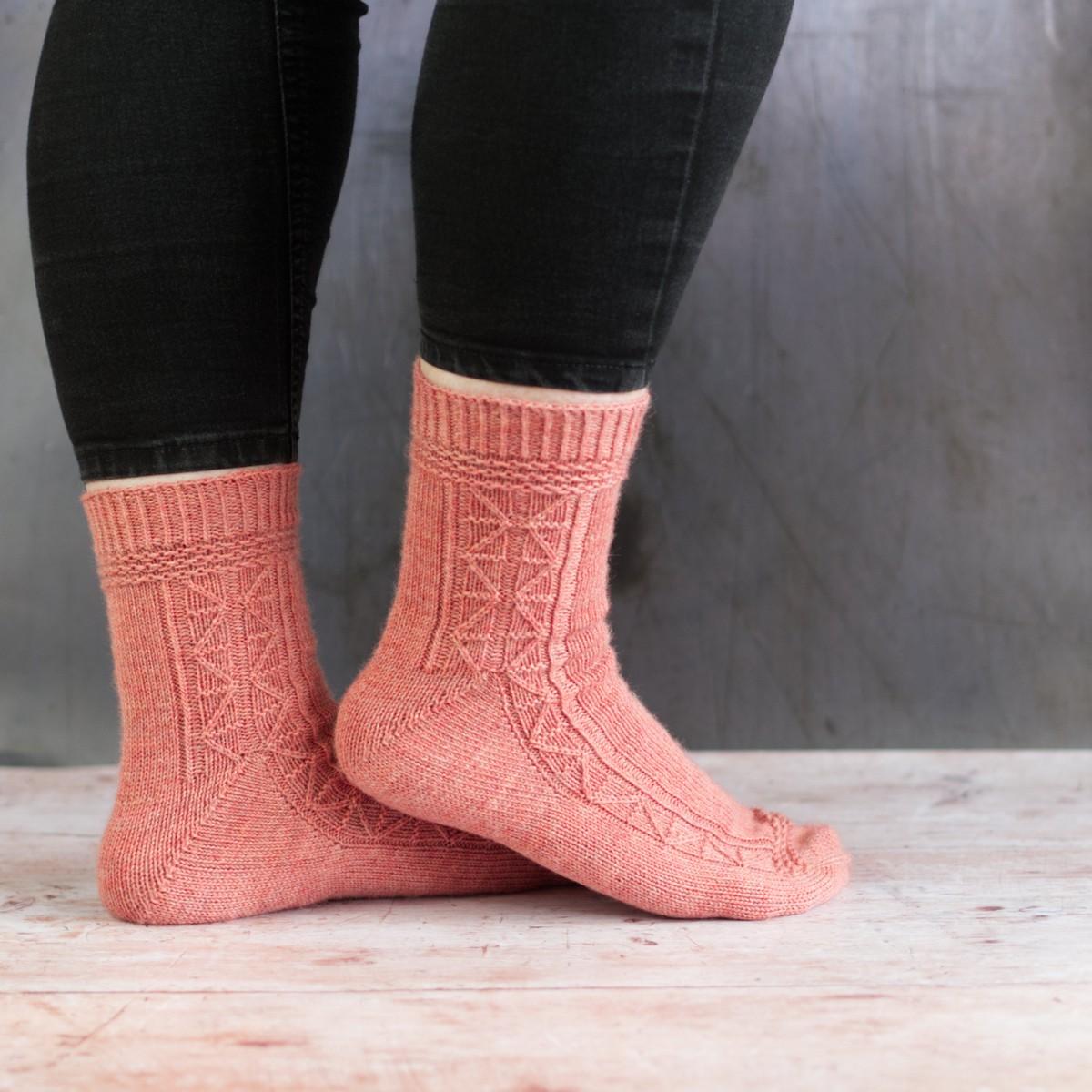 Golden Foil Socks